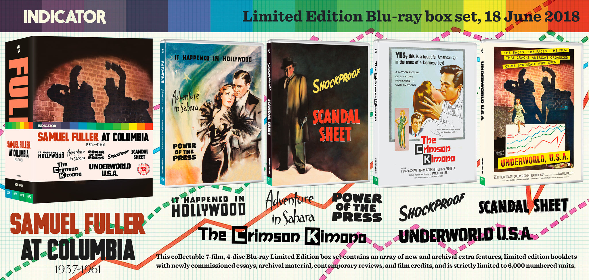 SAMUEL FULLER AT COLUMBIA, 1937-1961 - LE – Powerhouse Films Ltd