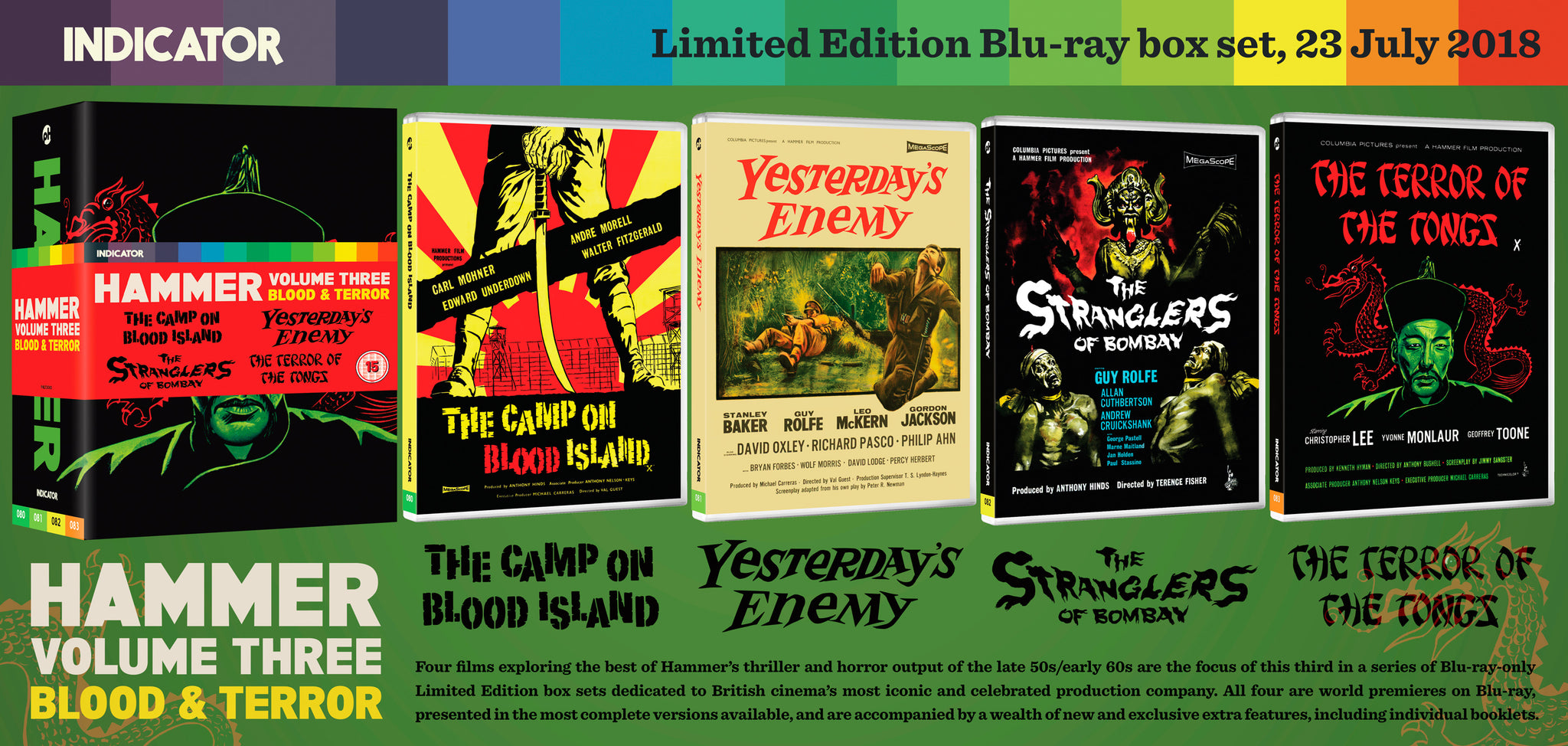HAMMER VOLUME THREE: BLOOD & TERROR - LE – Powerhouse Films Ltd