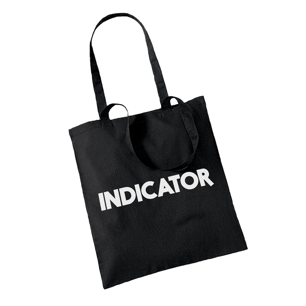 INDICATOR black Tote bag – Powerhouse Films Ltd